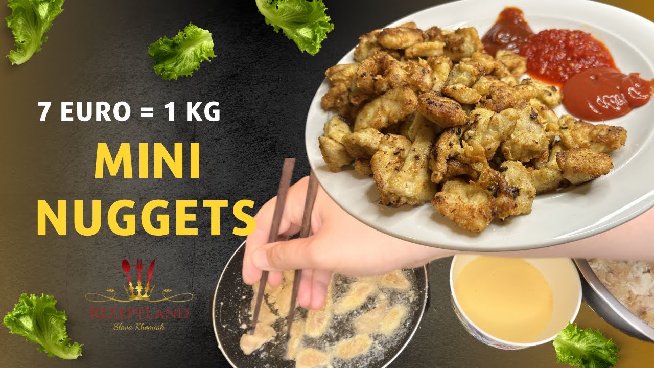Selbstgemachte knusprige chicken "Mini Nuggets" #nuggets #fleisch - YouTube