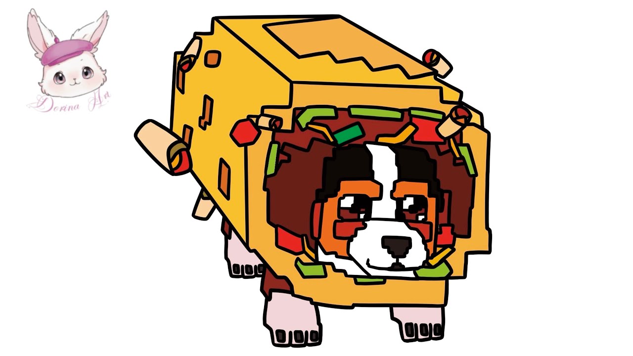 How to draw Perrito Burrito from Steal a Brainrot (Roblox) - Step by ...