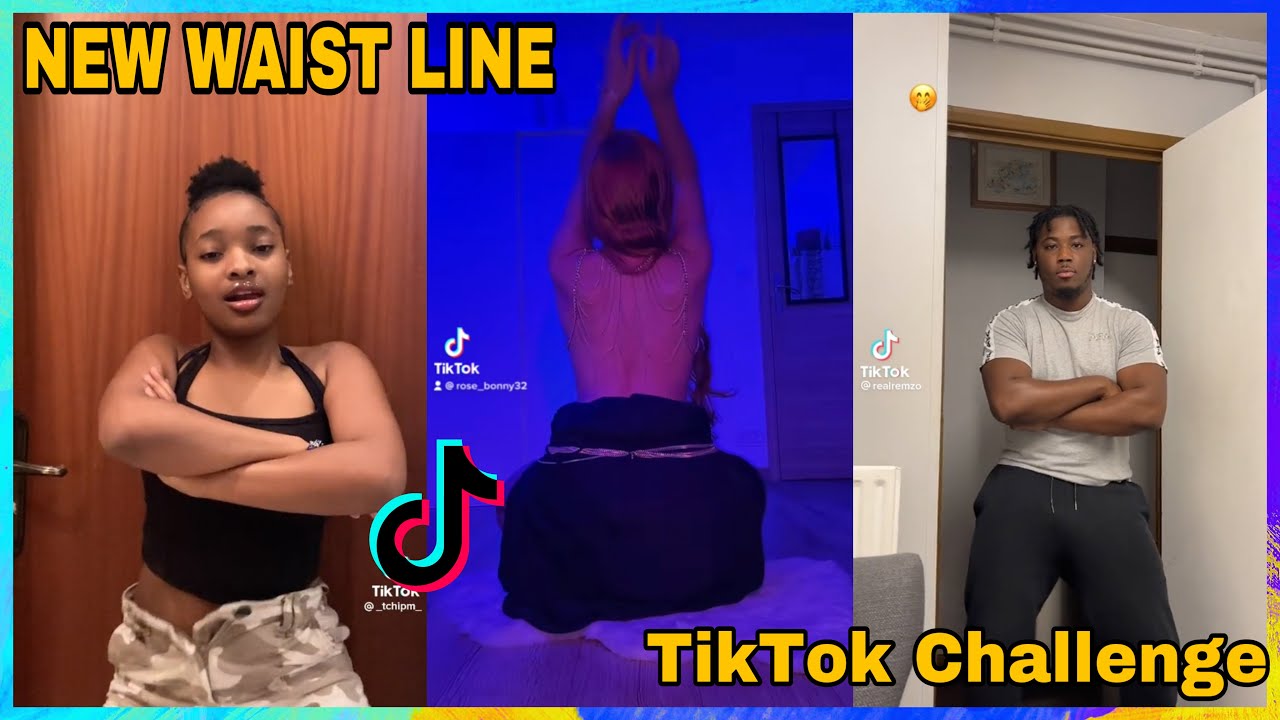 NEW WAIST LINE CHALLENGE 😍‼️ TikTok Compilation Dance #tiktokbest # ...