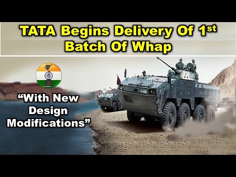 TATA begins delivery of 1st batch of WhAP (Kestrel) 8 x 8 Armored ...