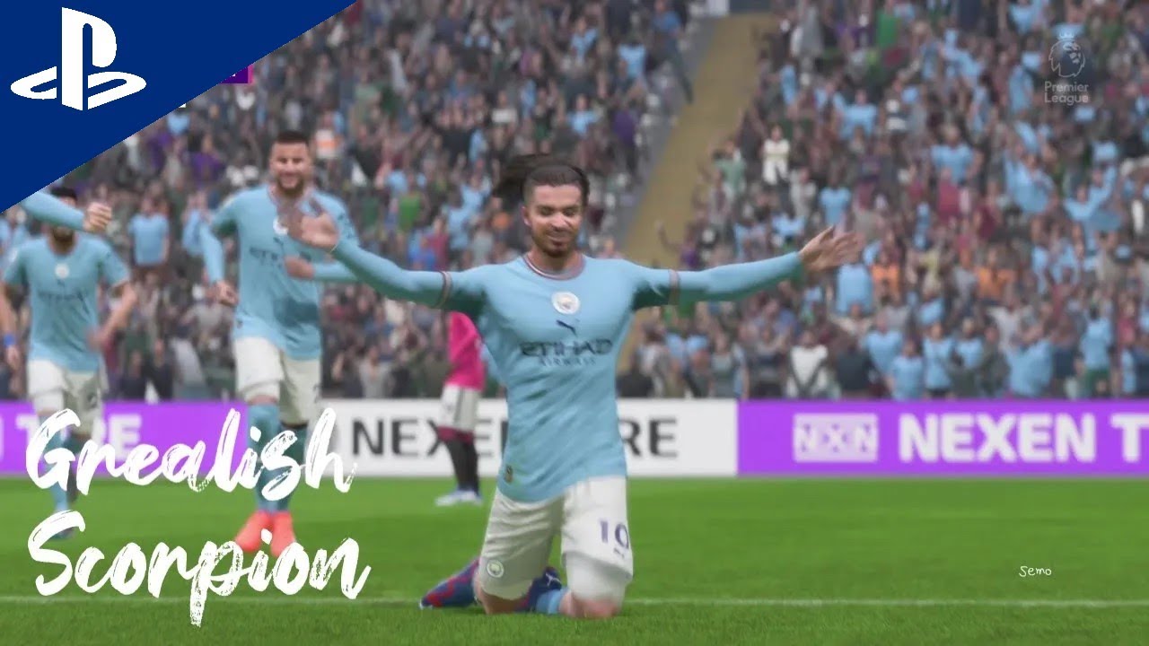 FIFA 23 - Jack Grealish Acrobatic Scorpion Kick Goal - YouTube