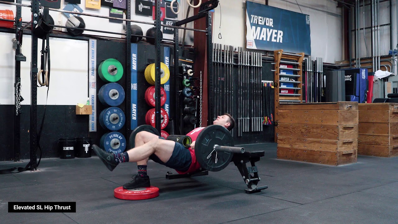 Elevated SL Hip Thrust | TTT Exercise Index - YouTube