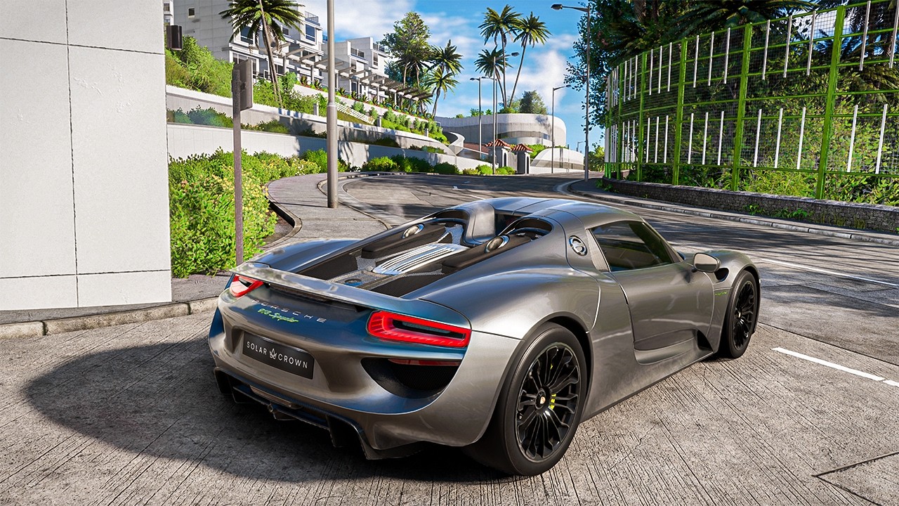 Test Drive Unlimited Solar Crown - Porsche 918 Spyder | 4K Maximum ...