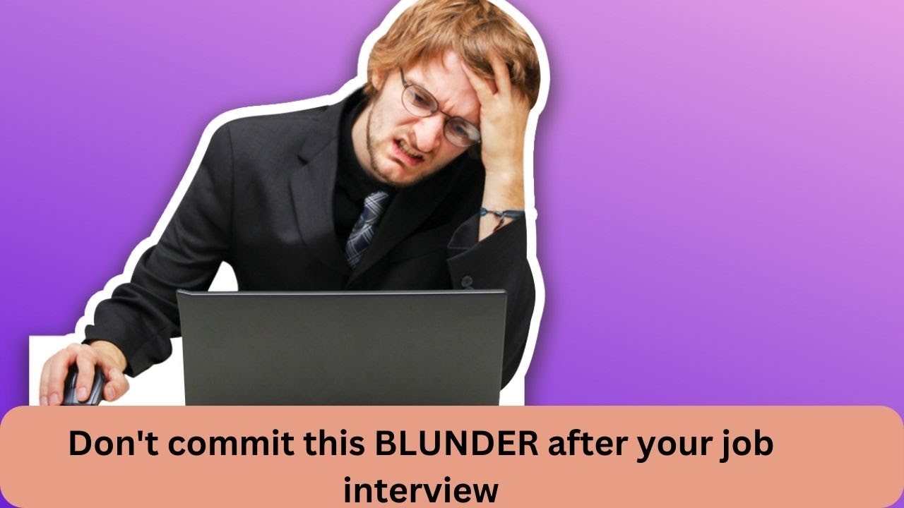 The biggest blunder after a confirmed job offer! - YouTube