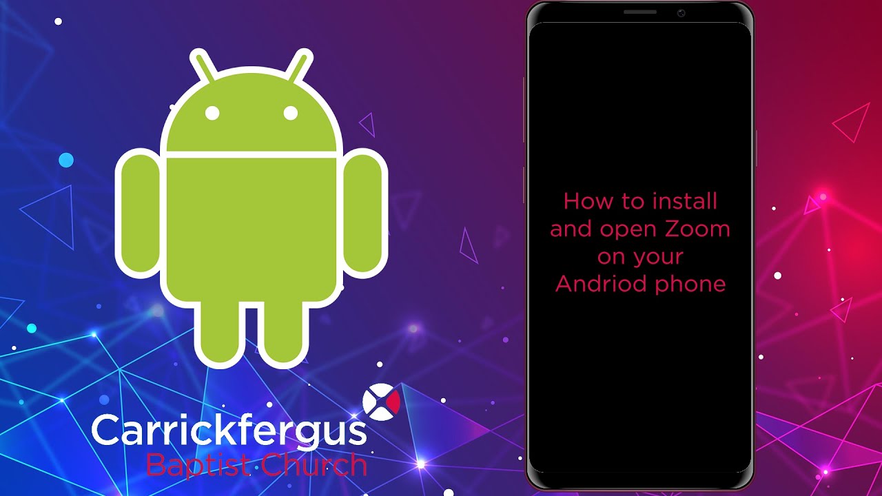 How to install Zoom on and Android phone - YouTube
