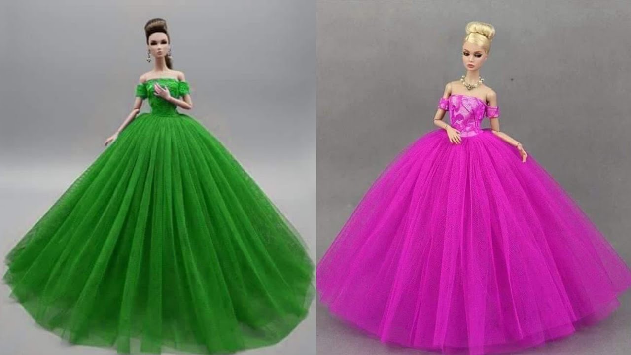 Barbie elbise yapımı / Nasıl Yapılır / 5 dakikada hallet ~ kendin yap ...