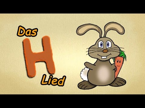Buchstaben lernen deutsch - DAS H-LIED - ABC Lied: Der Buchstabe H \