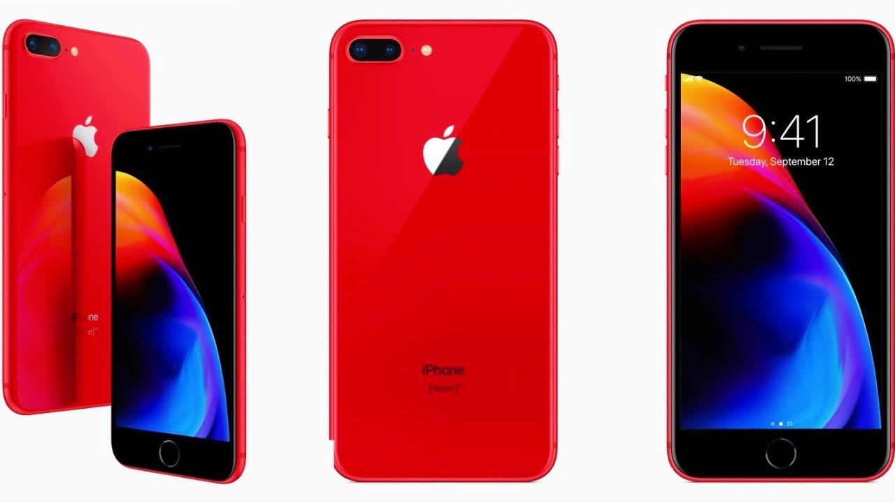 RED iPhone 8 Plus UNBOXING - YouTube
