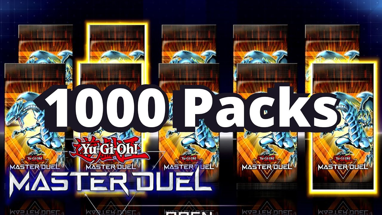 Opening 1000 Master Duel Legacy Packs - YouTube