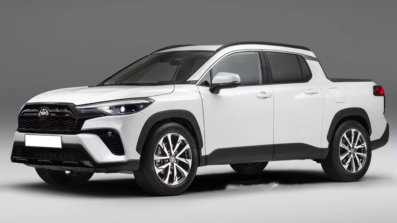 Toyota Corolla Cross pickup truck - Compact Pickup Truck based on the ...