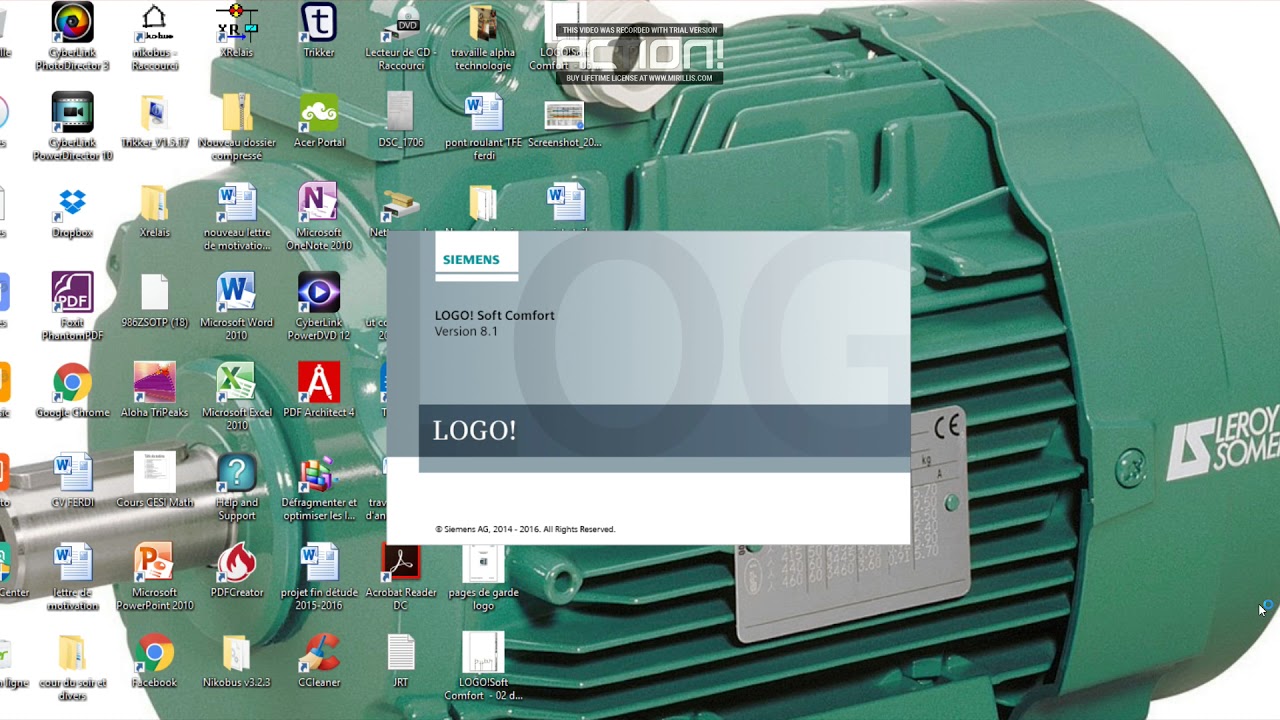 Programmation logo siemens s8 démarrage moteur asynchrones deux sens de rotation - YouTube