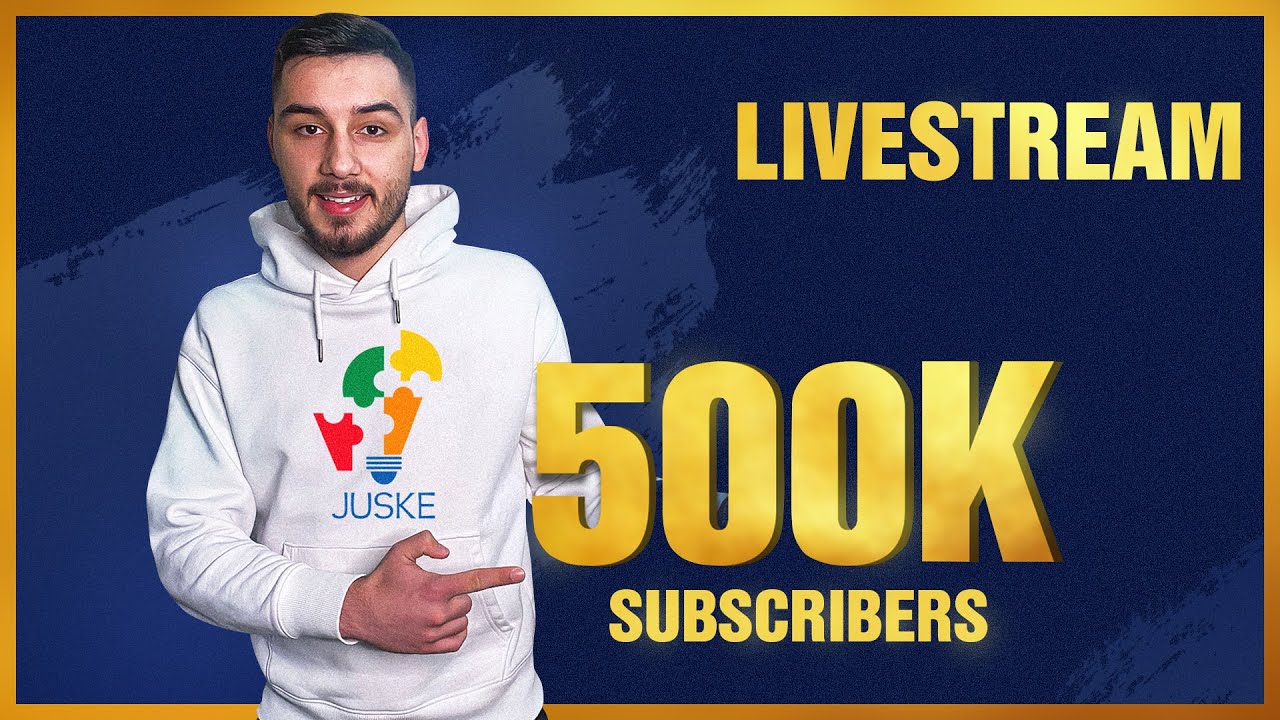 🔵 KO JE JUSKE? | 500k LIVESTREAM | Q&A | GIVEAWAY (SPECIJAL) 🔵 - YouTube