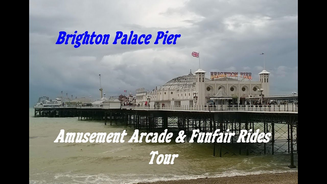 Brighton Pier Arcade & Fun Fair Rides - YouTube