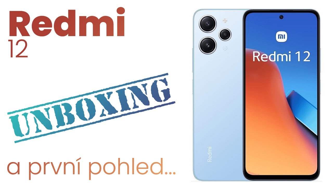 Xiaomi Redmi 12 - Unboxing cenově dostupného telefonu pro každého - YouTube
