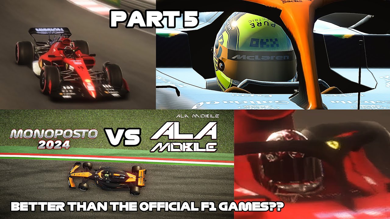MONOPOSTO VS ALA MOBILE PART 5! ARE THEY BETTER THAN THE OFFICIAL F1 ...