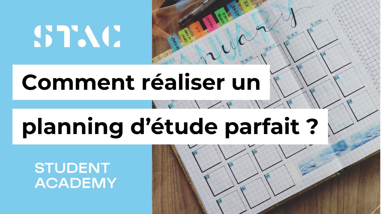 Comment réaliser un planning parfait ? - YouTube