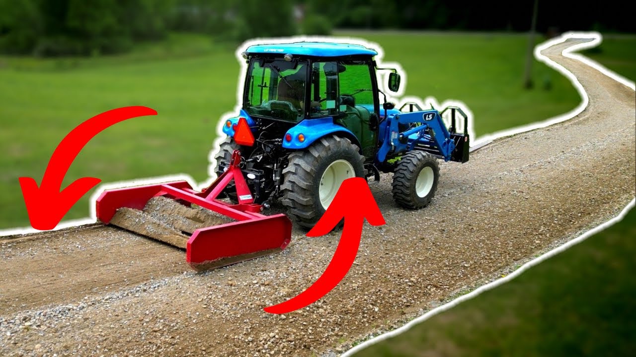 Hydraulic Top-n-Tilt - Grade A Driveway Like A PRO #LS #MT357 - YouTube