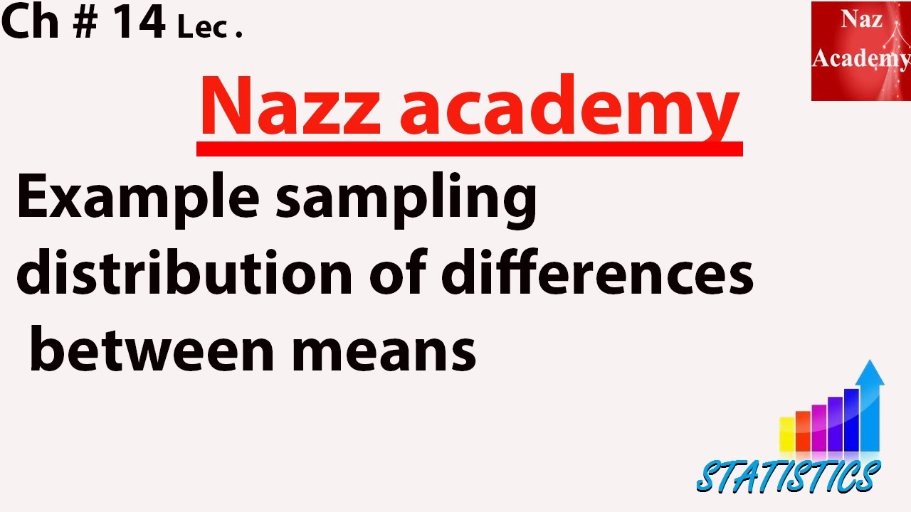 Example sampling distribution of differences between means - YouTube