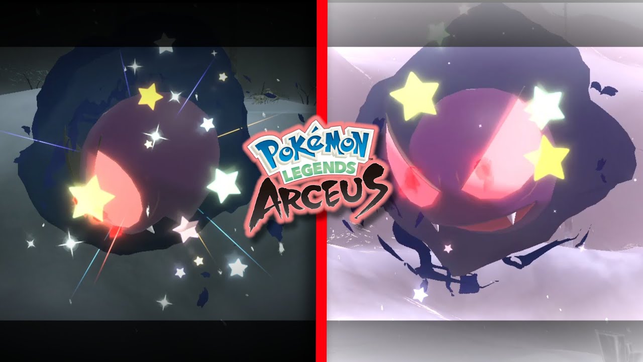DOUBLE Shiny Alpha Gastly Pokemon Legends Arceus | PLA - YouTube