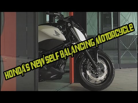 Honda's New Self Balancing Motorcycle - YouTube