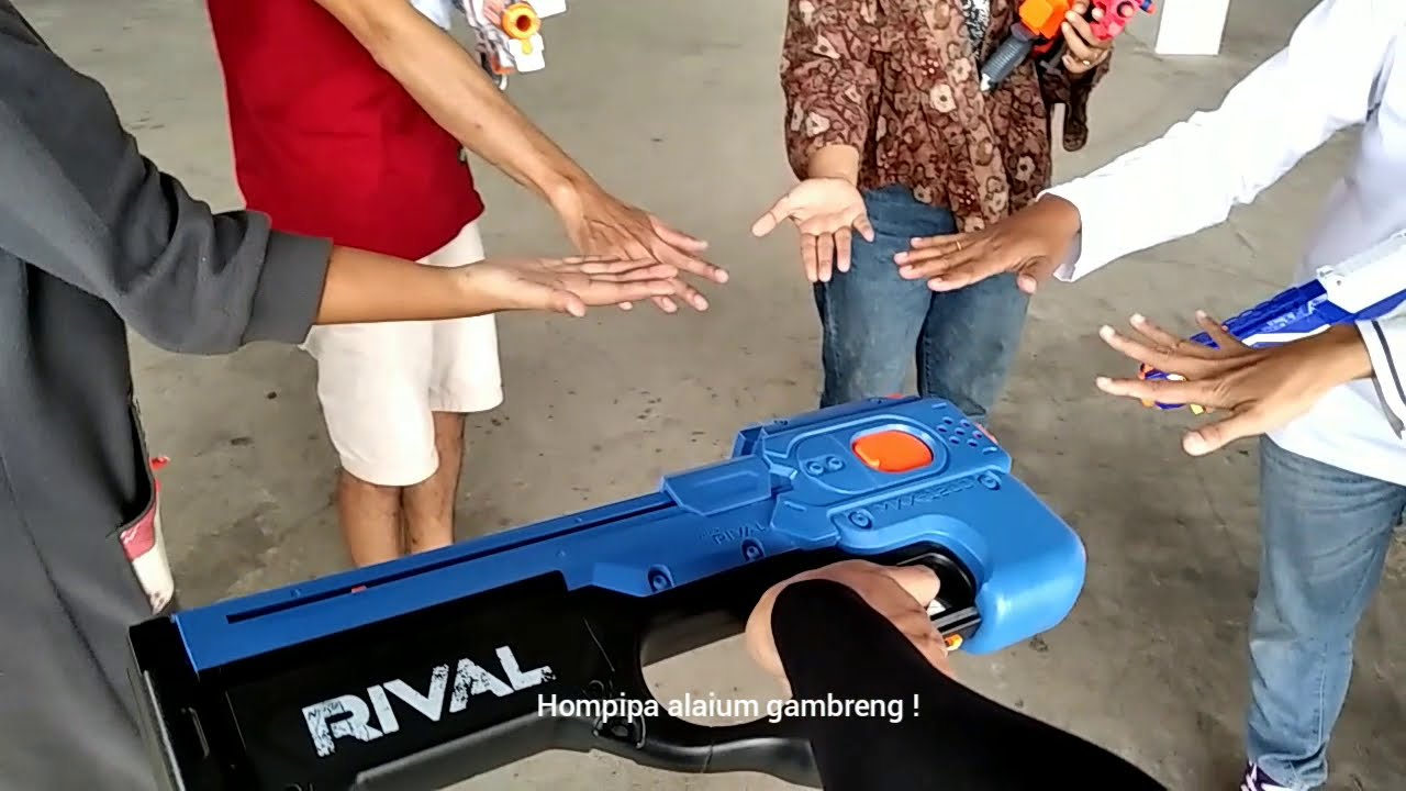 testing my Nerf rival Charger mod 2S lipo battery gameplay Bandung ...