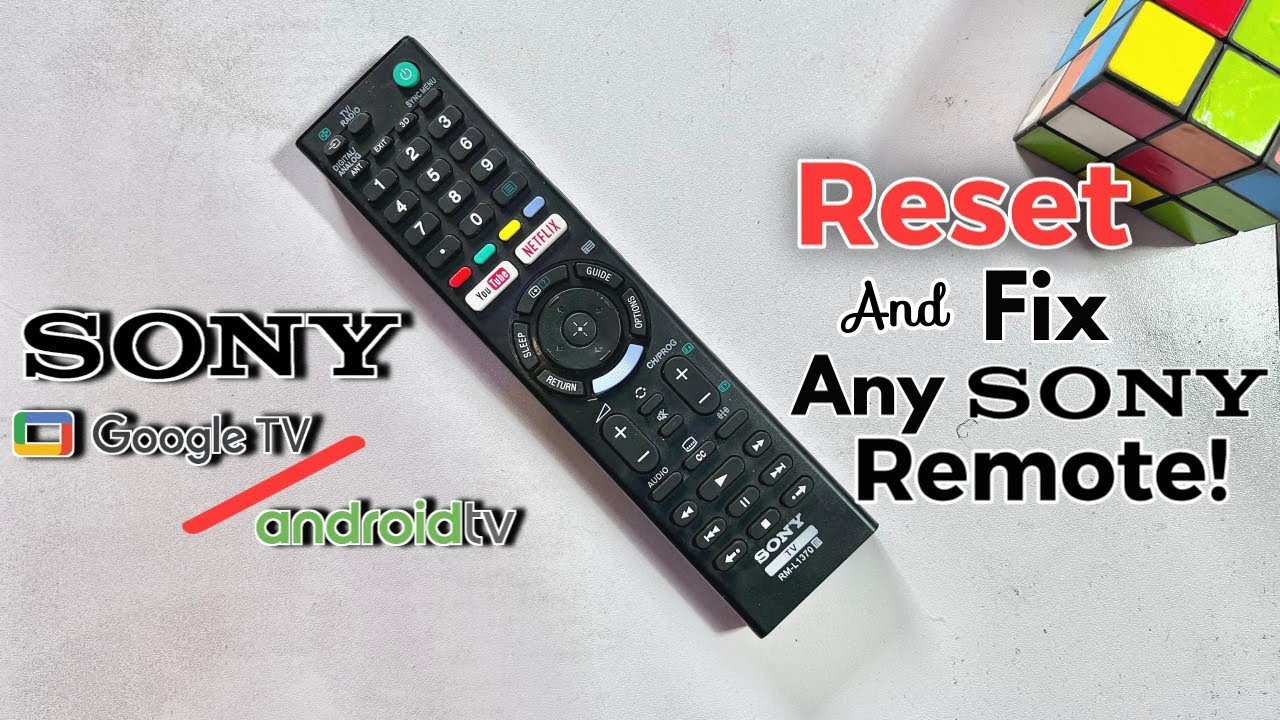 How to Reset Sony Remote Control | Fix Remote Not Working Problem - YouTube