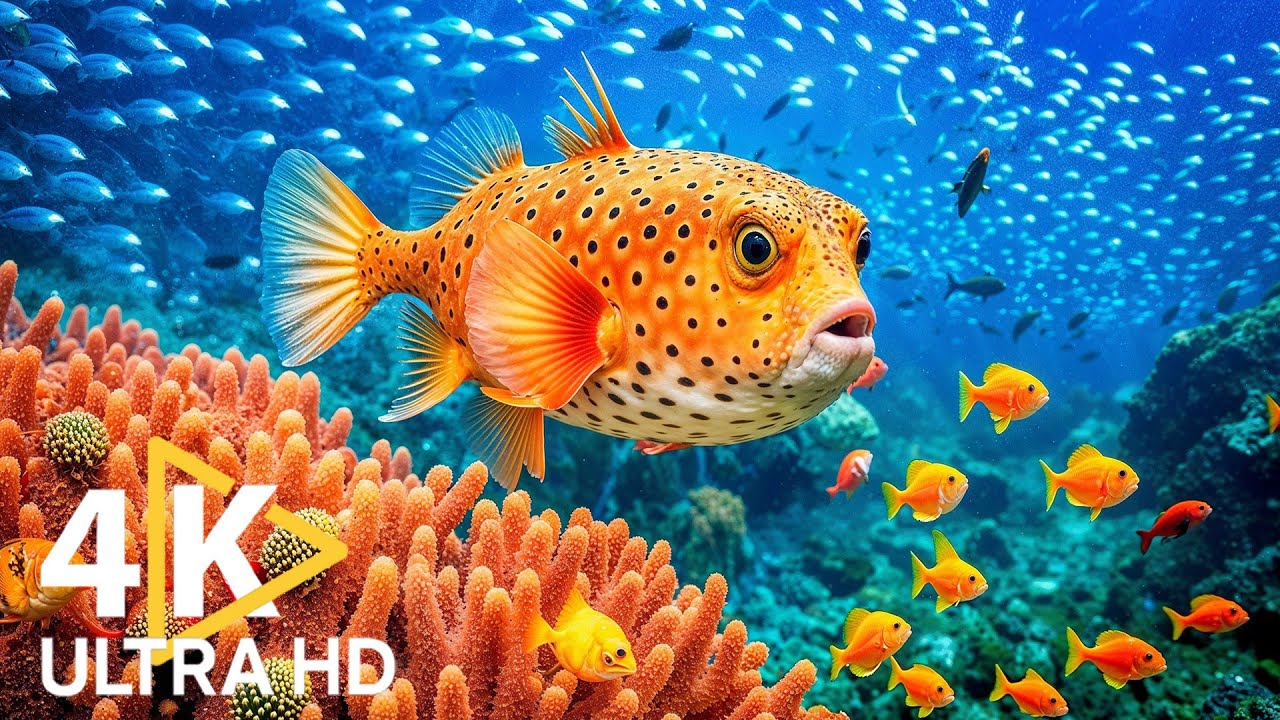 Amazing 4K Ocean Adventure - Dive Deep and Marvel at Sea Animal in The ...