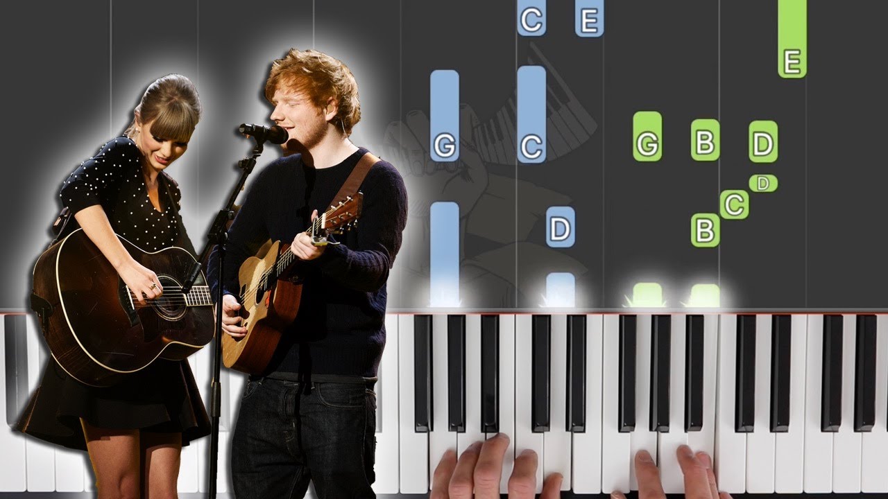 Ed Sheeran (feat. Taylor Swift) The Joker And The Queen - Piano ...