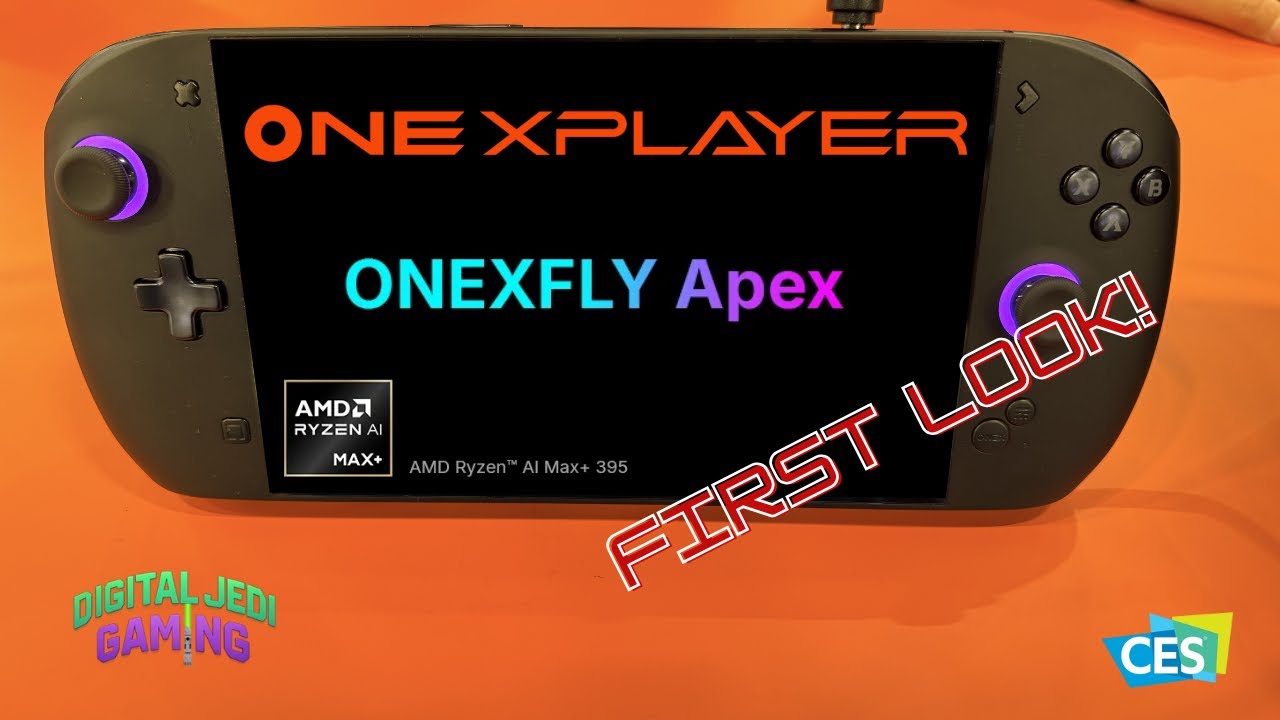 ONE XPLAYER APEX Hands On First Look! INSANELY FAST! - YouTube