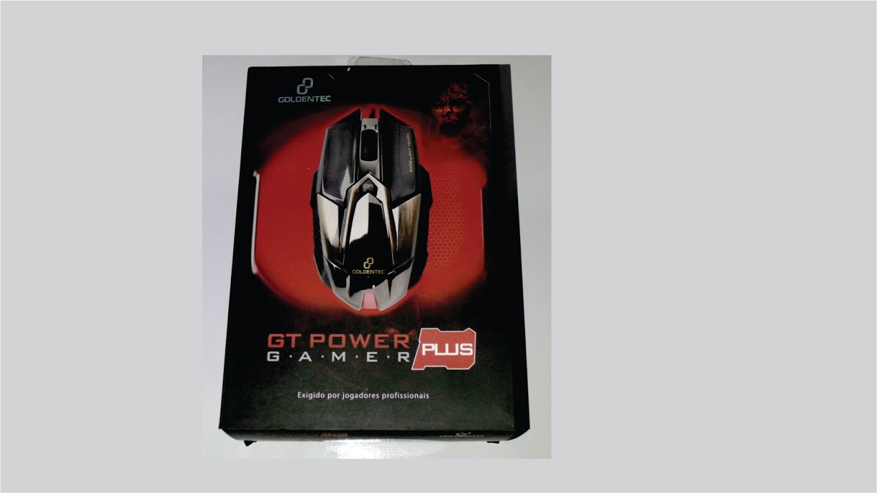MOUSE GT POWER PLUS GAMER GOLDENTEC O MELHOR CUSTO BENEFICIO - YouTube