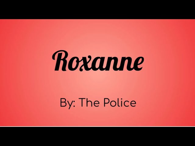 Roxanne Name Tattoos Roxanne Name And God Said Let There Be Roxanne