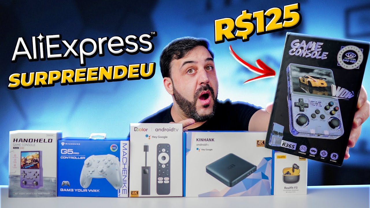 O Aliexpress SURPREENDEU! TV BOX, STICKS, CONSOLES e MUITO MAIS com ...