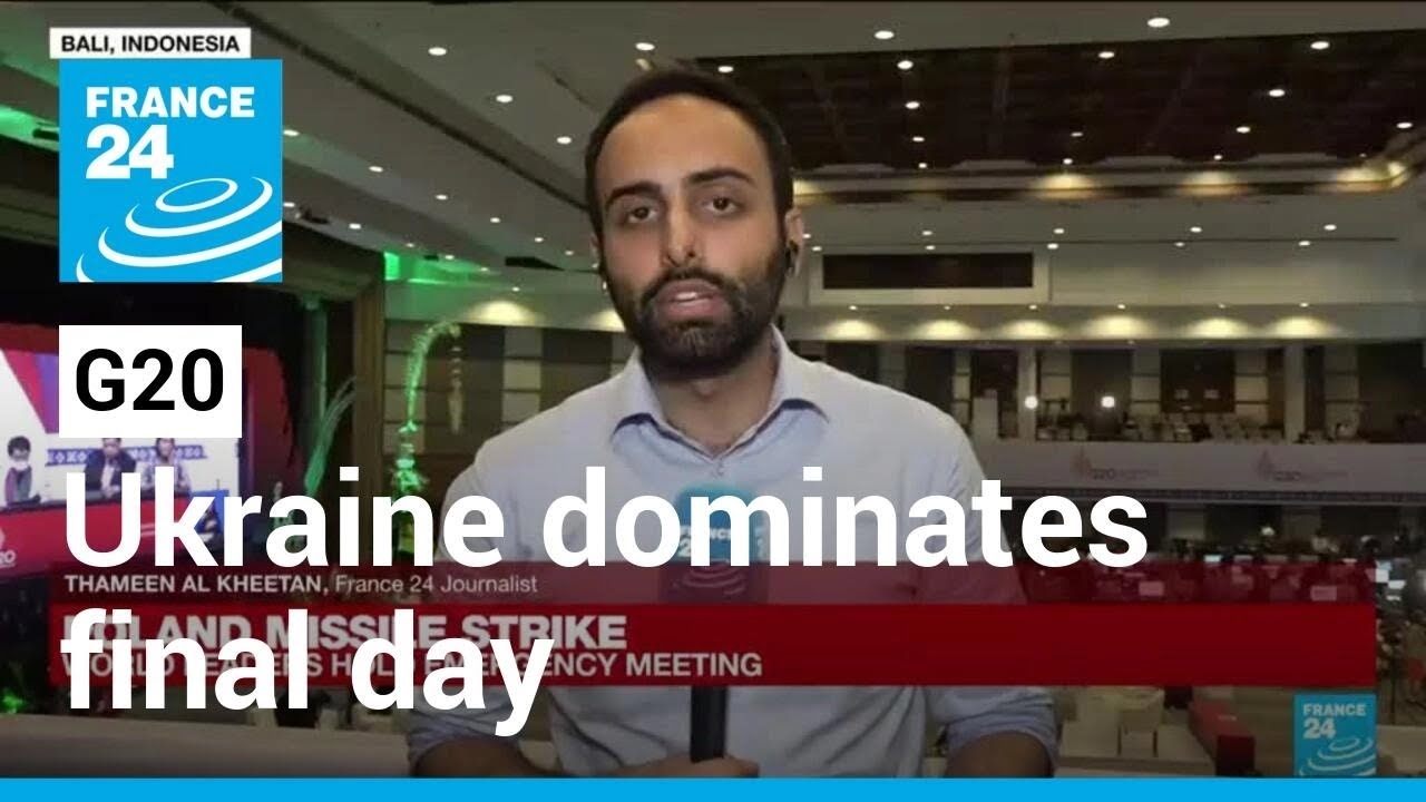 Ukraine dominates last day of G20 summit • FRANCE 24 English - YouTube