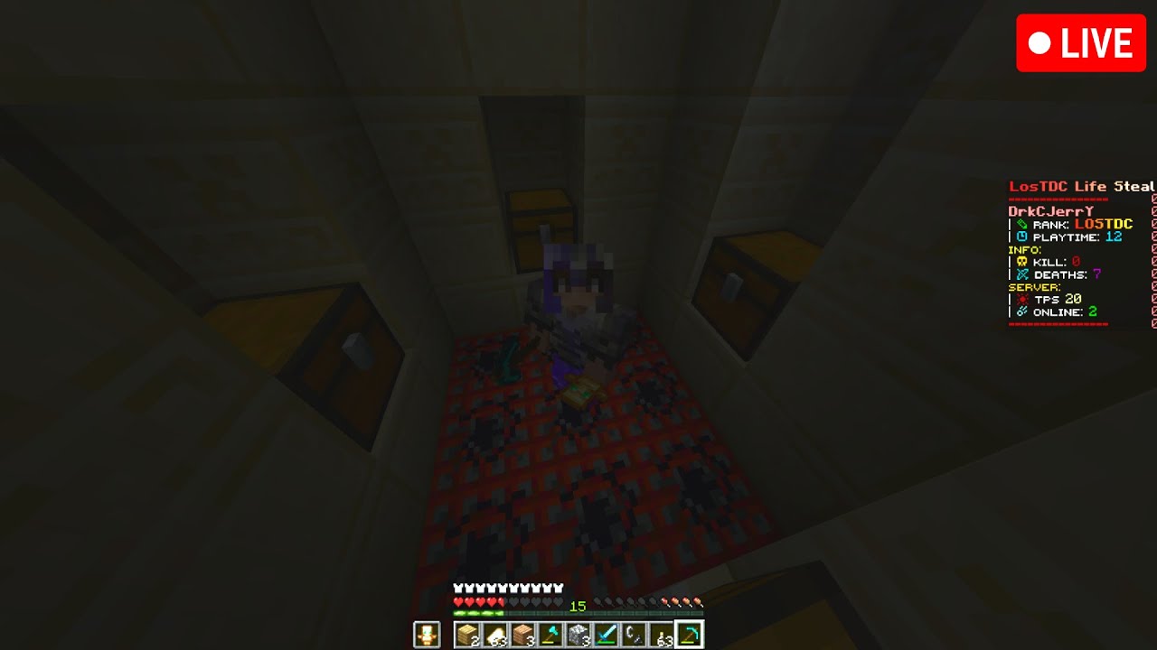 Make Secret Base In Desert TempleIn Lost Dc Smp | Minecraft India Live ...