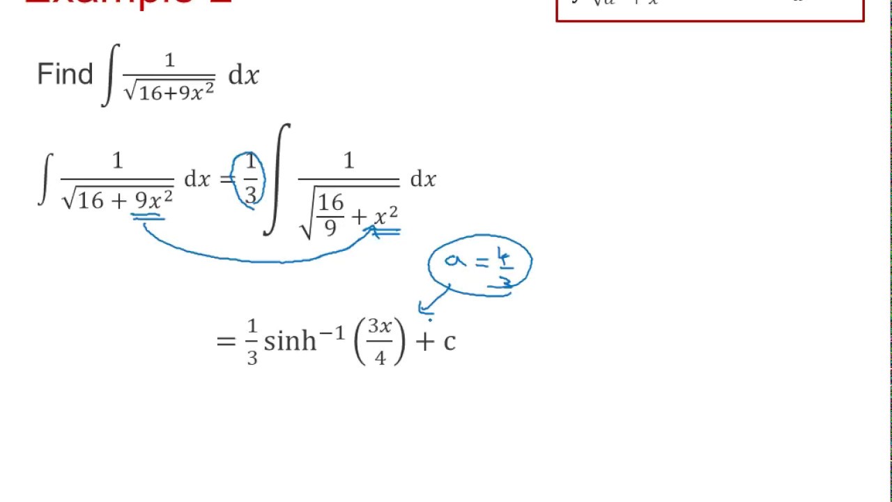 Edexcel Core Pure: Hyperbolic functions 2-3 - YouTube