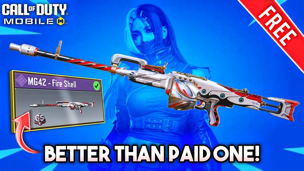 Free MG42 - Fire Shell is way better than the Paid one in CODM - YouTube