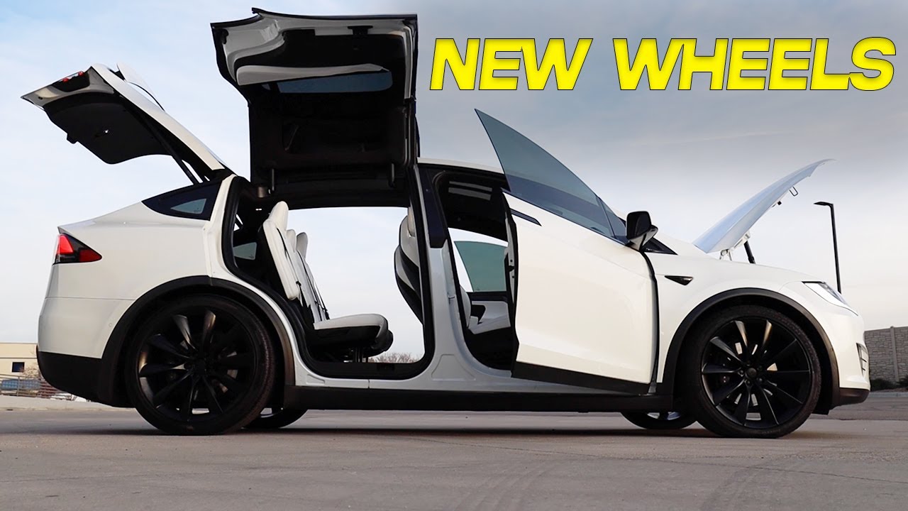 My Tesla Model X Getting New WHEELS - YouTube