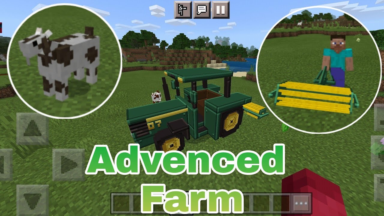 Addons do advenced Farm para o Minecraft pe - YouTube