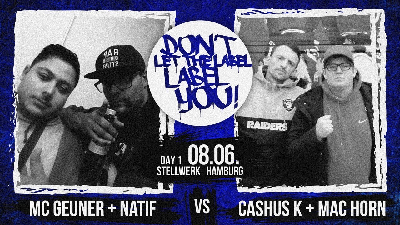 Cashus K + Mac Horn vs MC Geuner + Natif // DLTLLY RapBattle (Hamburg ...