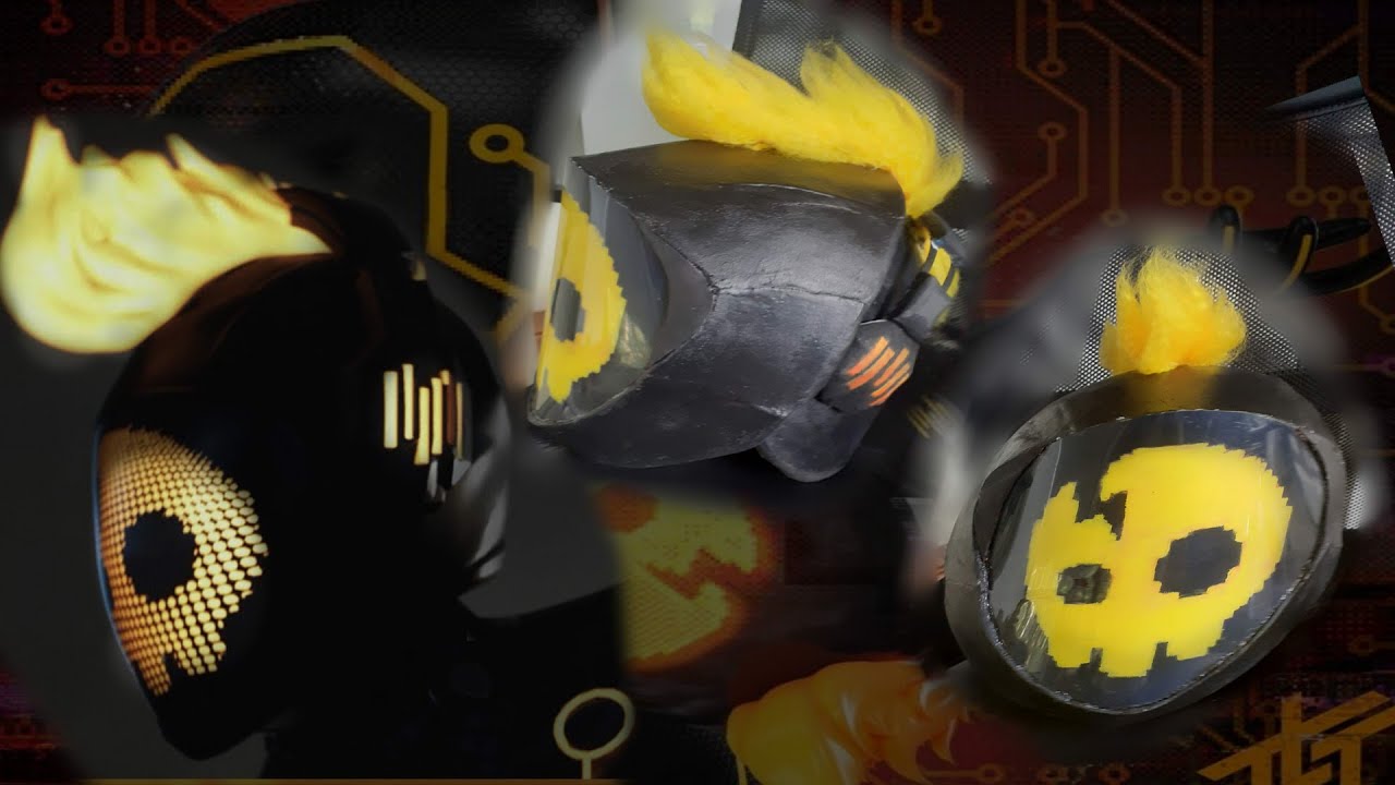 ZERO-ONE Cosplay (HELMET) -The Living Tombstone - YouTube