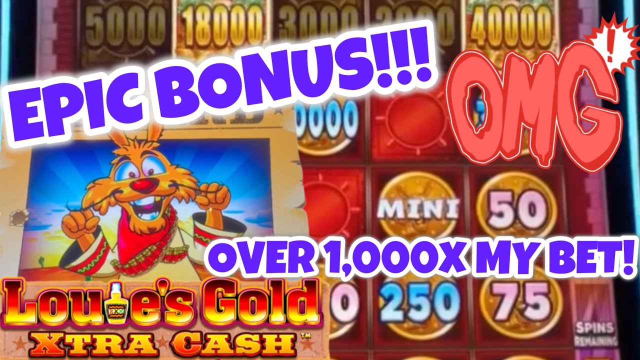 HUGE WIN on minimum bet during Slots Navidad on Louie’s Gold Xtra Cash ...
