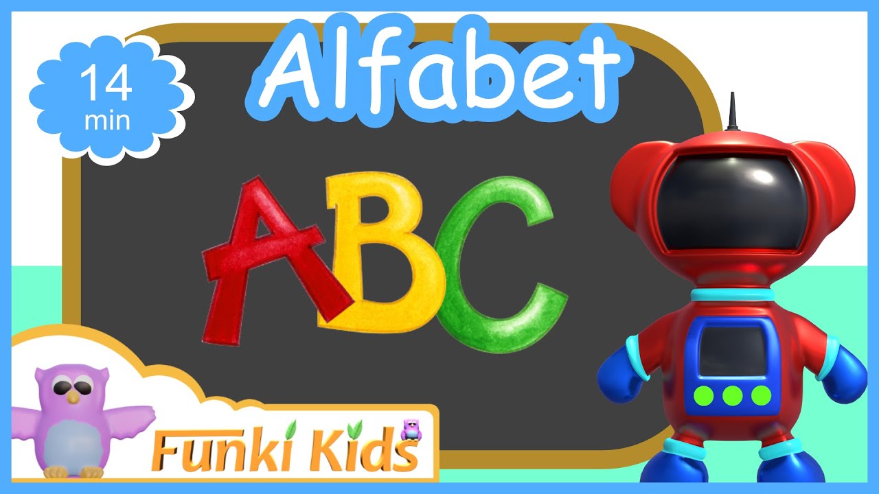 Alfabet leren Nederlands ABC- Compilatie video - YouTube