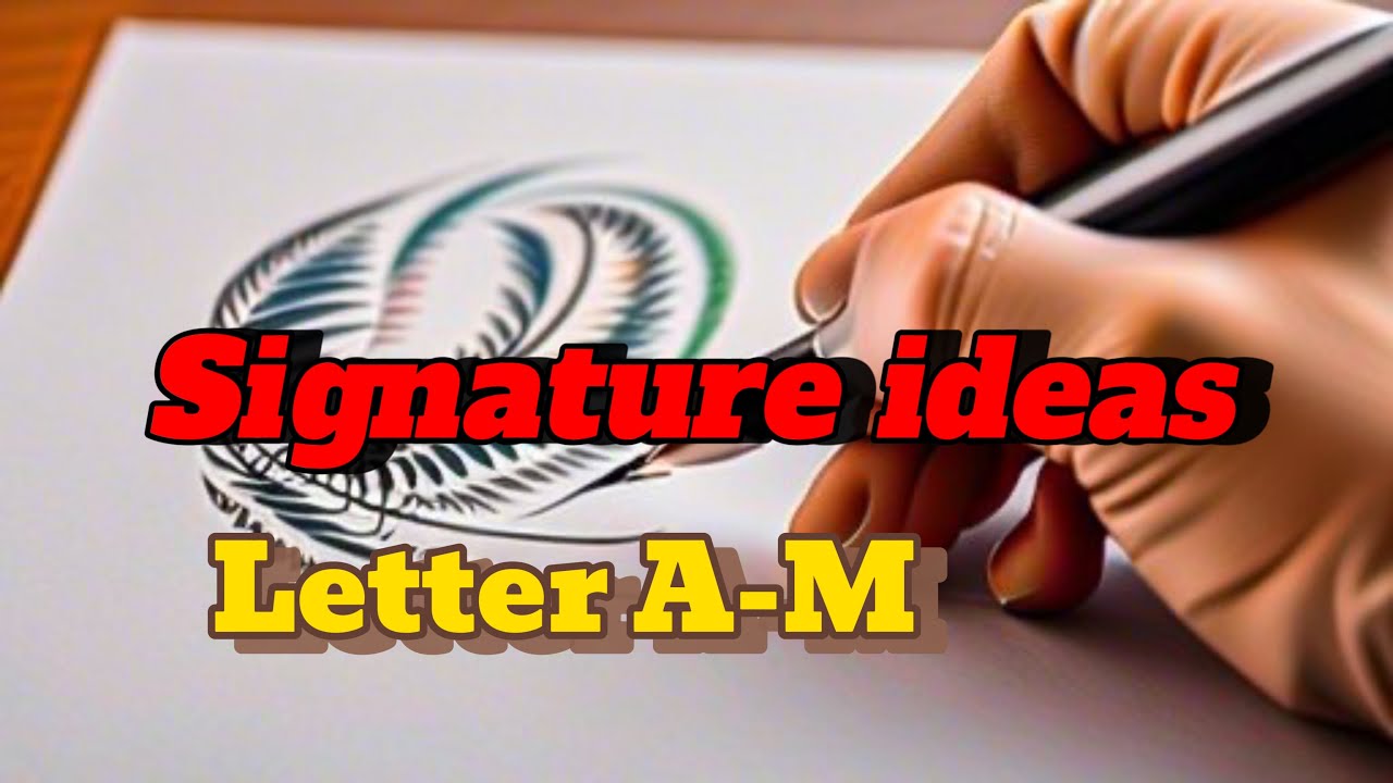 Signature idea letter А-L #viral #signature #lettering #art # ...