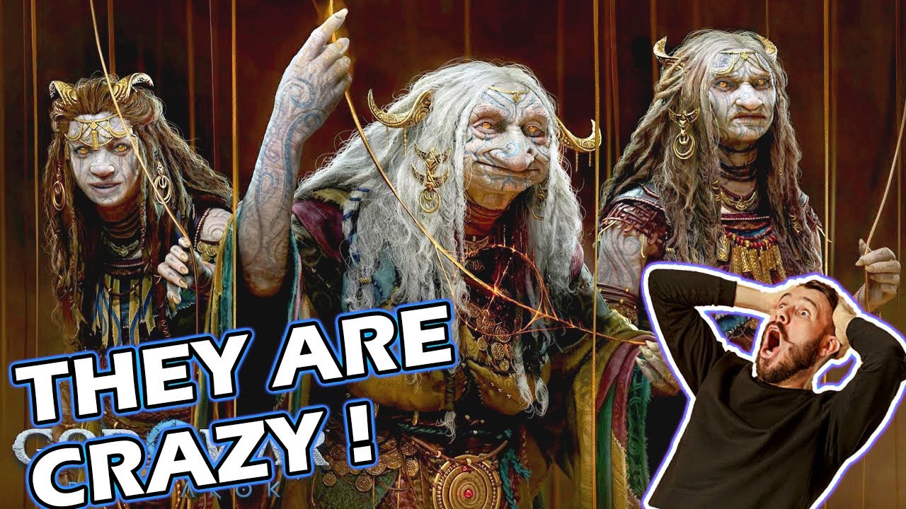 Crazy Ladies in God of war ragnarok - Fate Revealed Scene | Veroandi ...