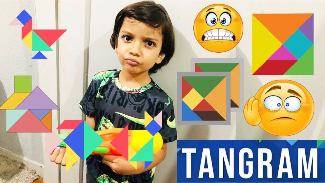 QUEM MONTAR O TANGRAM VENCE com Benjamin e Sapinho Croc Croc | Benjamin ...