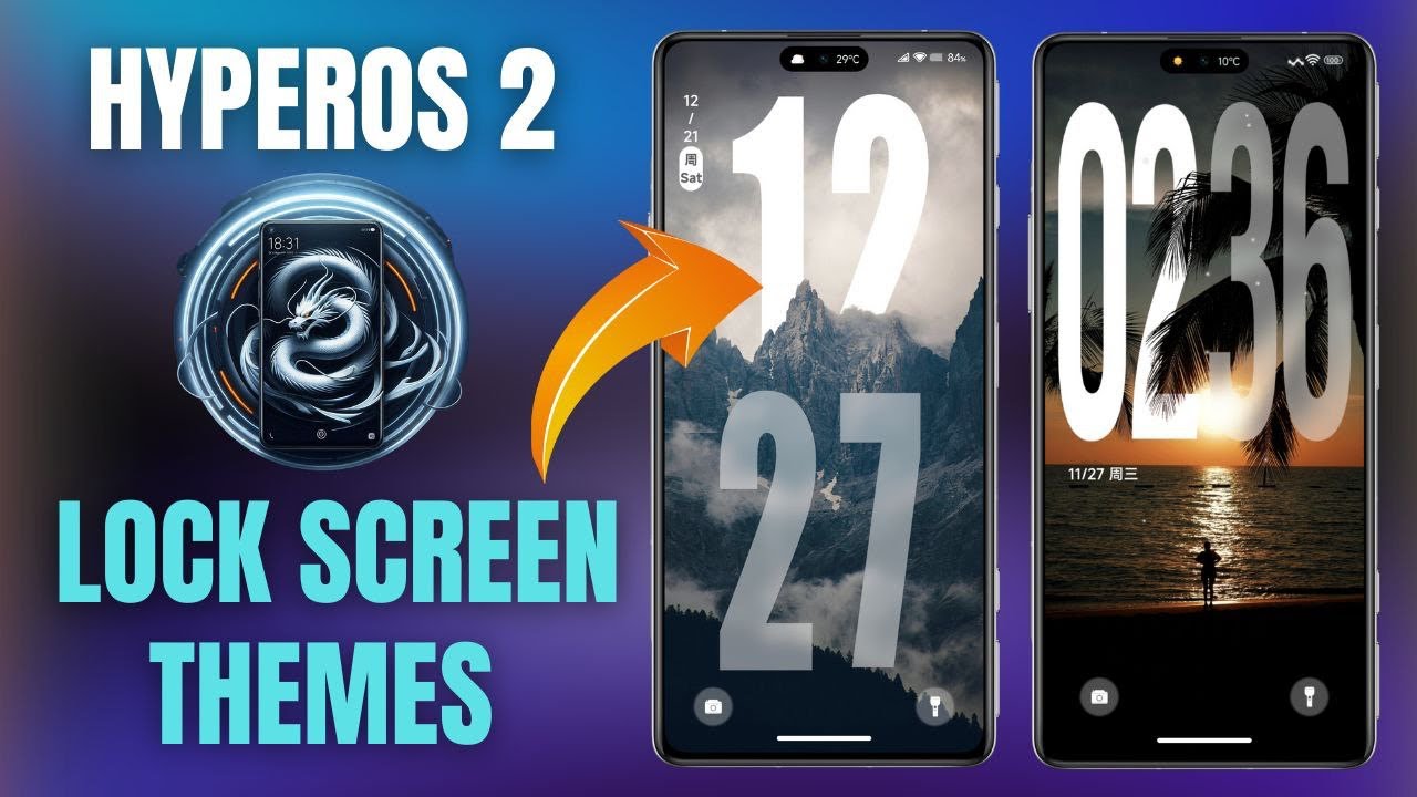 Install HyperOS 2 Lock Screen Theme for any Xiaomi Devices | Xiaomi ...