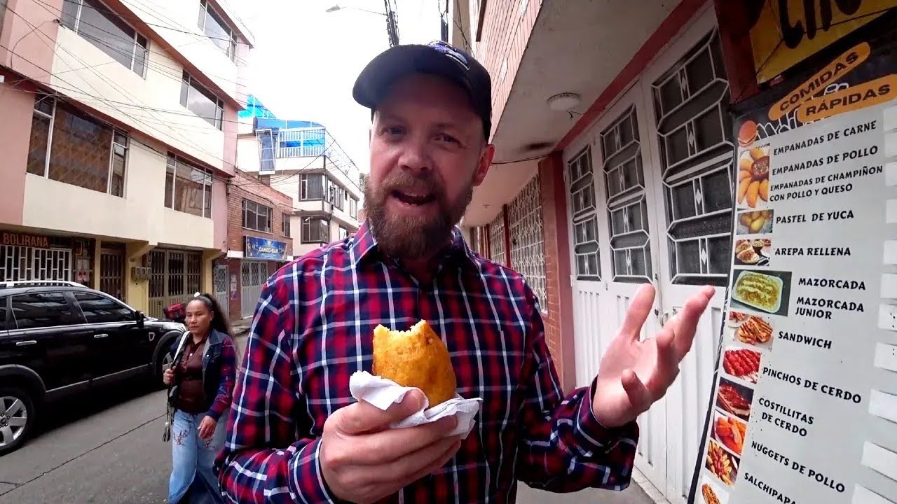 The BEST Street Food in Bogota Colombia! - YouTube