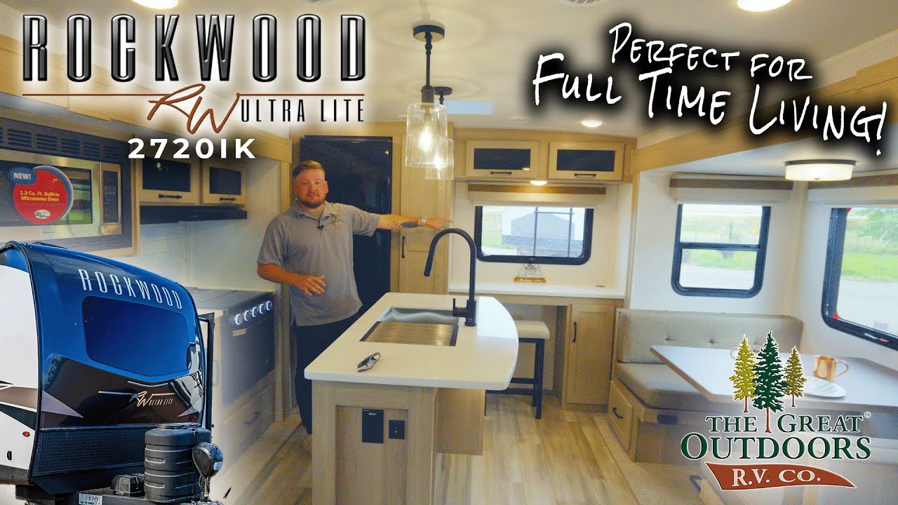 NEW Rockwood Ultra Lite 2720IK - Huge Luxury Rear Living Trailer ...