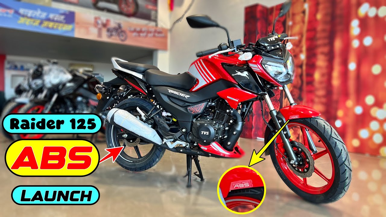 New TVS Raider 125 ABS With Dual Disc Model Launch Full Review 2025 ...