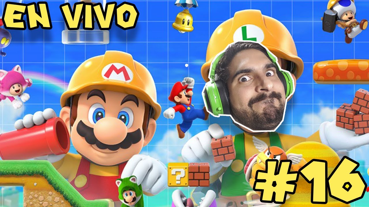 EN VIVO: MARIO MAKER 2 DESAFIO EXPERTO CON PEPE EL MAGO (#15) - YouTube
